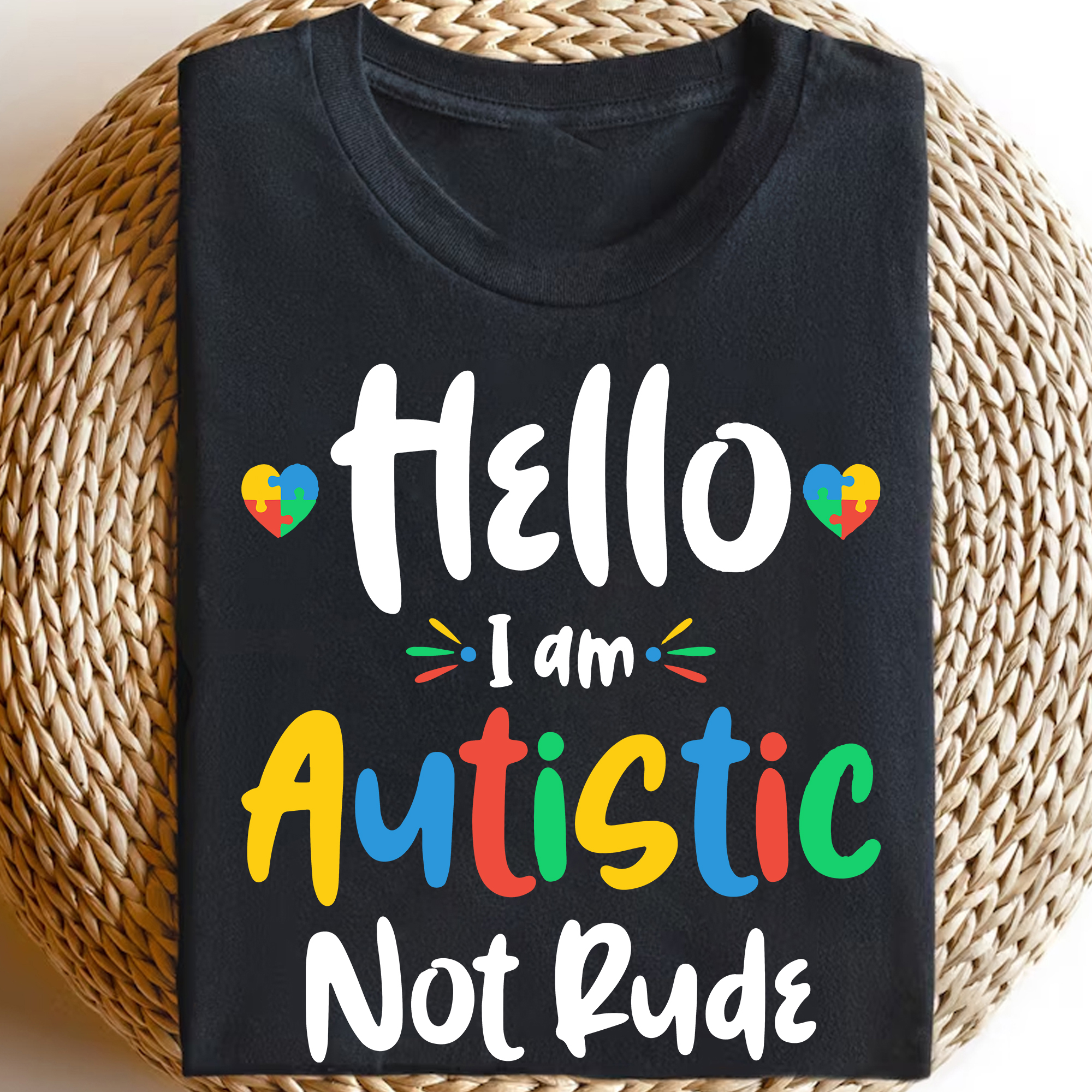Autism Awareness I Am Autistic Hello I Am Autistic Not Rude
